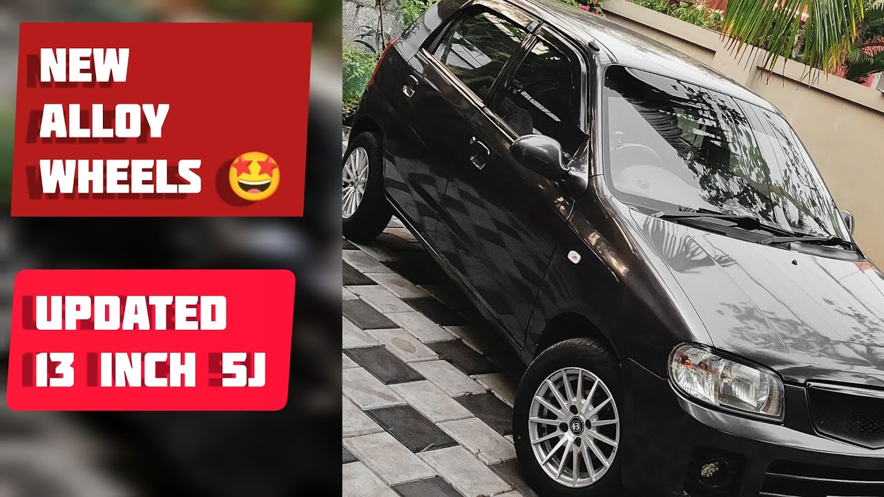 Finally got it 🤩 Alto 13 inch 5j alloy wheels - YouTube
