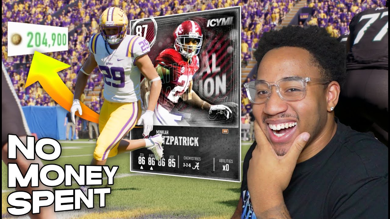 How I Get High Overall Cards For CHEAP! CFB 25 No Money Spent - YouTube