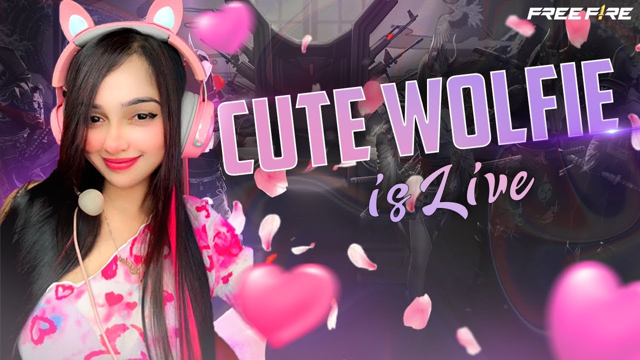 🔴LIVE NOW | Enna lamay Custom Play karanna 🩷|Short Live|Free Fire | Cute wolfie streaming - YouTube