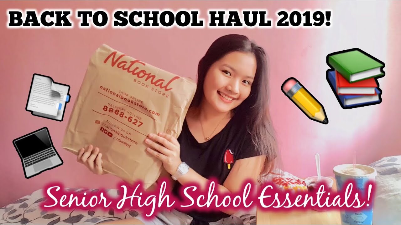 Back to School Haul 2019! SHS Essentials (Philippines) | Sophia Maxine ...