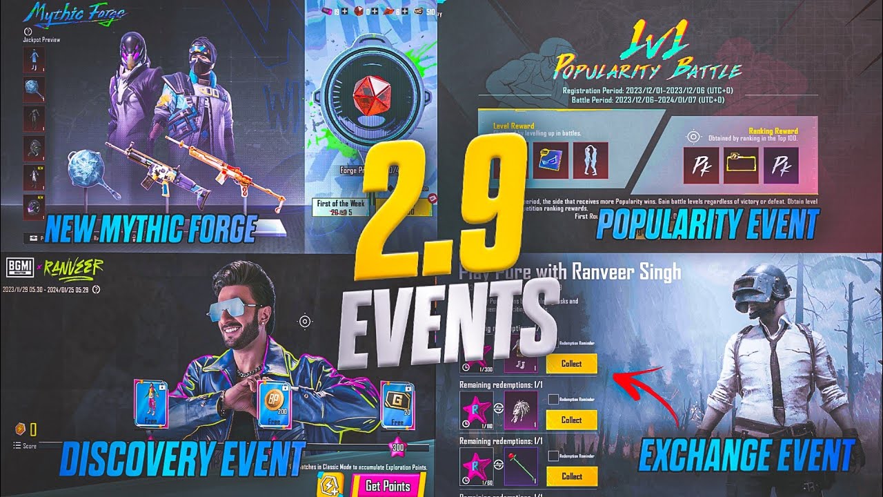 BGMI 2.9 UPDATE IS HERE 🔥 | RS DISCOVERY EVENT & AG MINI MATERIAL | ALL ...