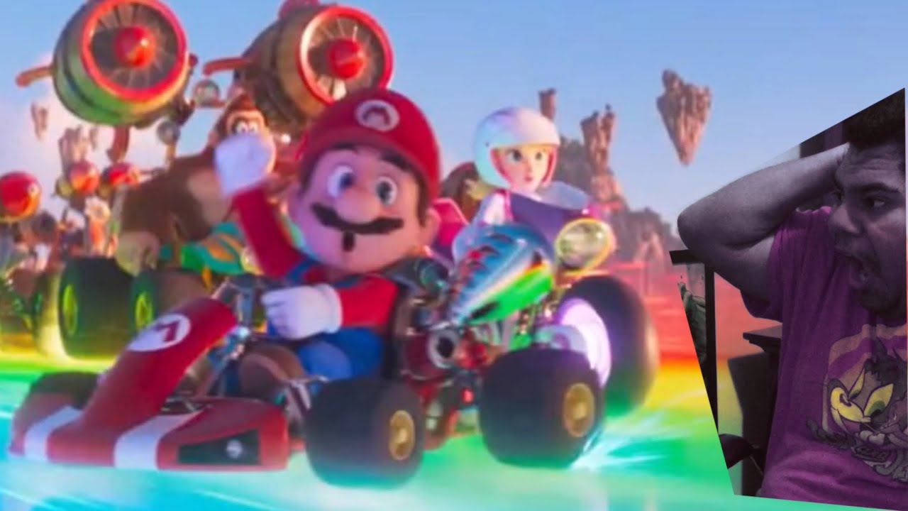 AYO THEY BROUGHT MARIO KART TO THE MOVIE???🤯🤯🤯 Reacting To The Super ...