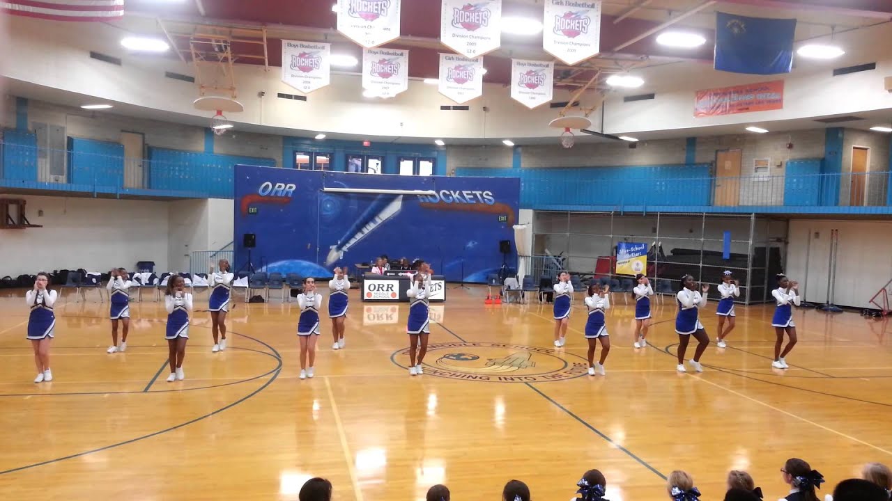 2012-2013 Orr Rockets Cheerleaders (Halftime Show) - YouTube