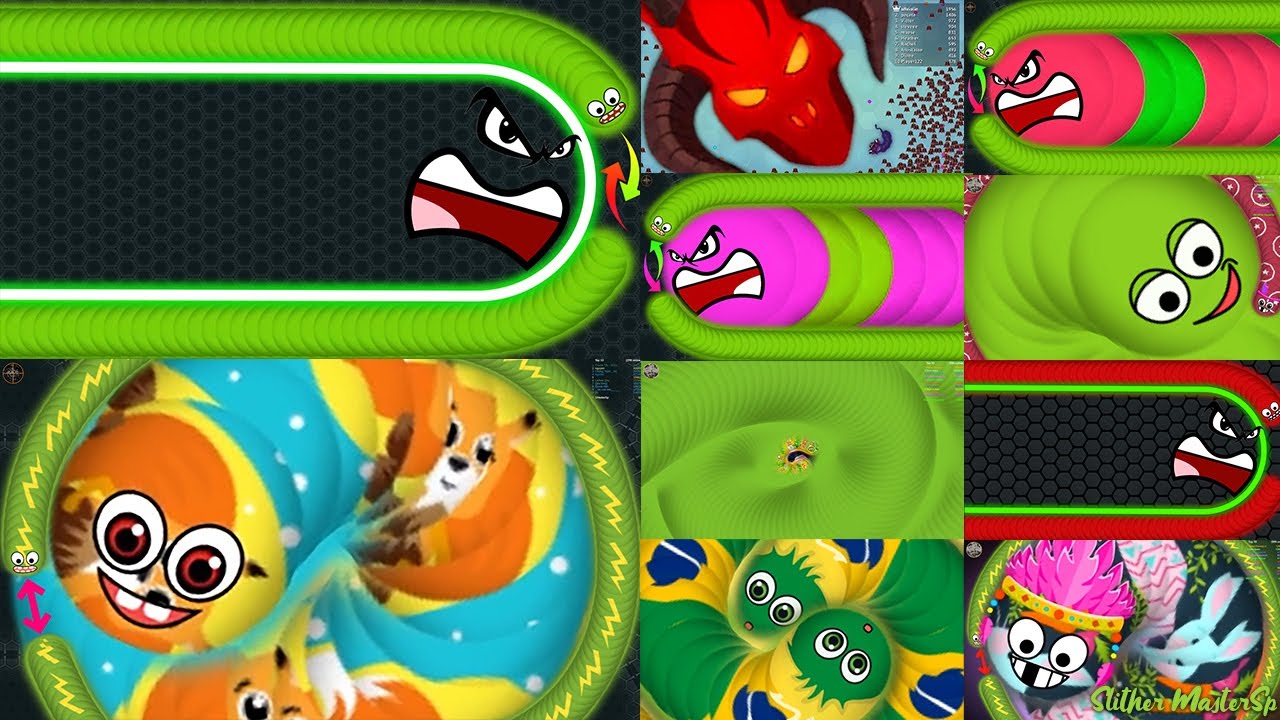 Top 10 Videos | Wormate.io & Snake.io Best Gameplay Compilation! #1 ...