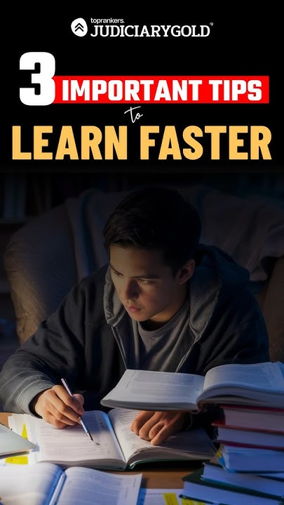3 Tips to Learn Faster🚀 - YouTube