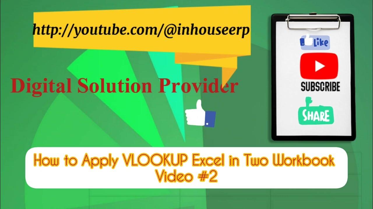 Vlookup For Beginners In Excel Vlookup Between Two Excel Workbooks Part 2 Vlookup