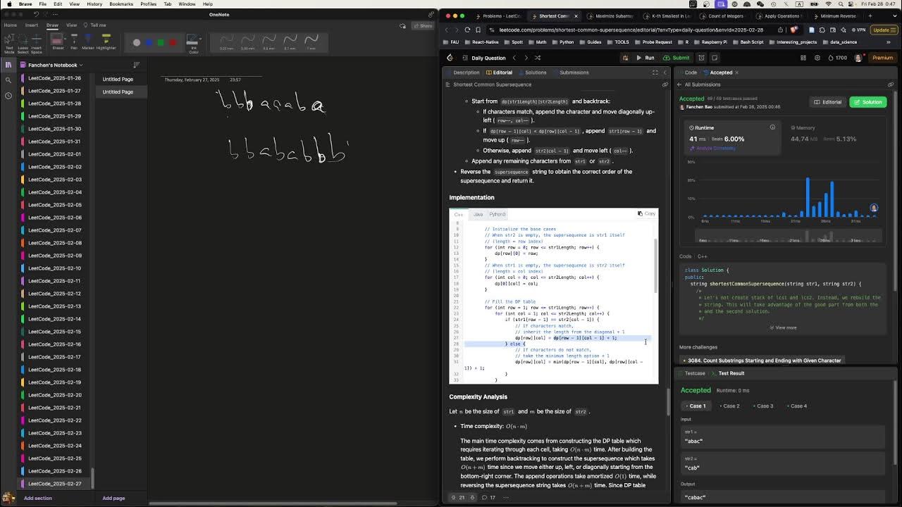 2025-02-28 LeetCode 1092 - YouTube