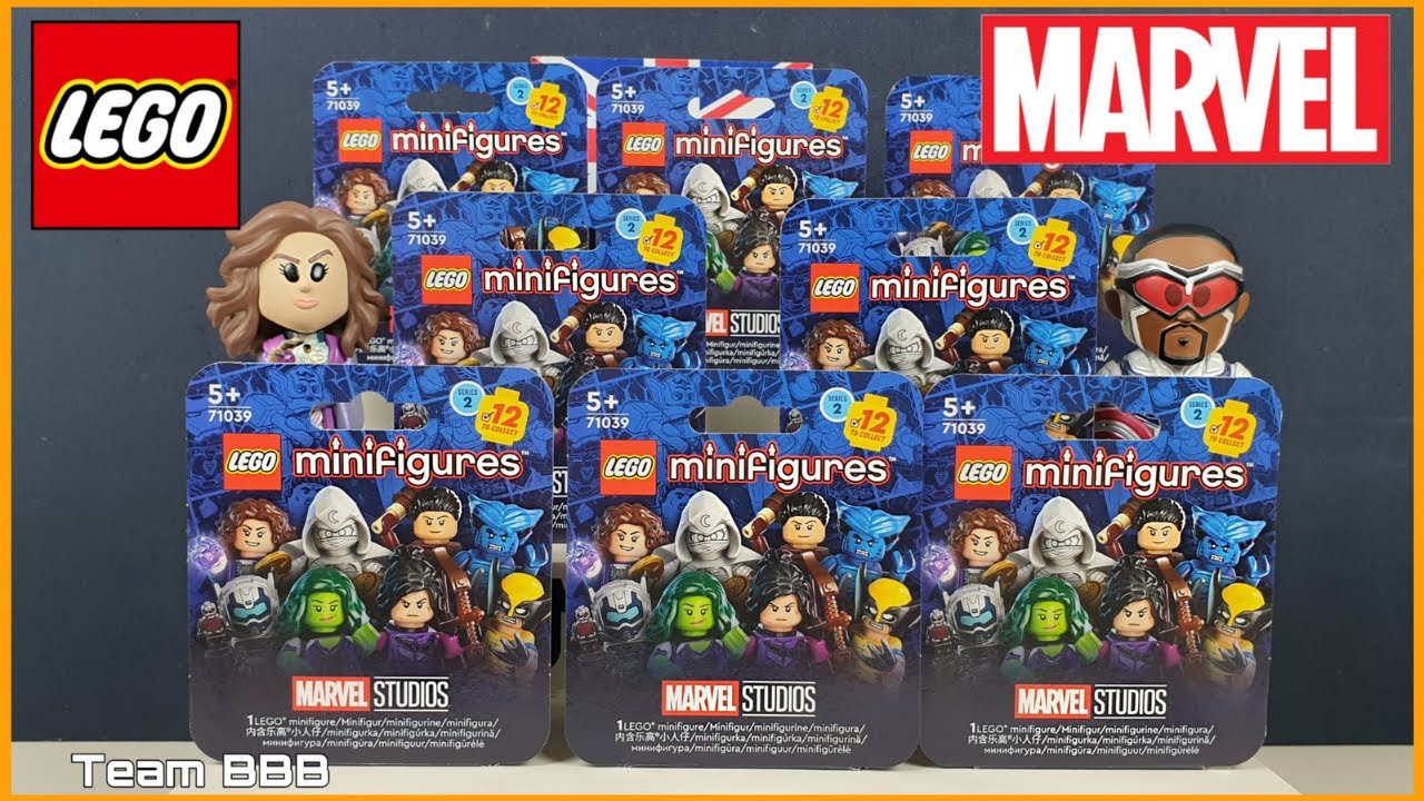 MARVEL MONDAY! LEGO Series 2 X Men Moon Knight Hawk Eye She Hulk Mini ...