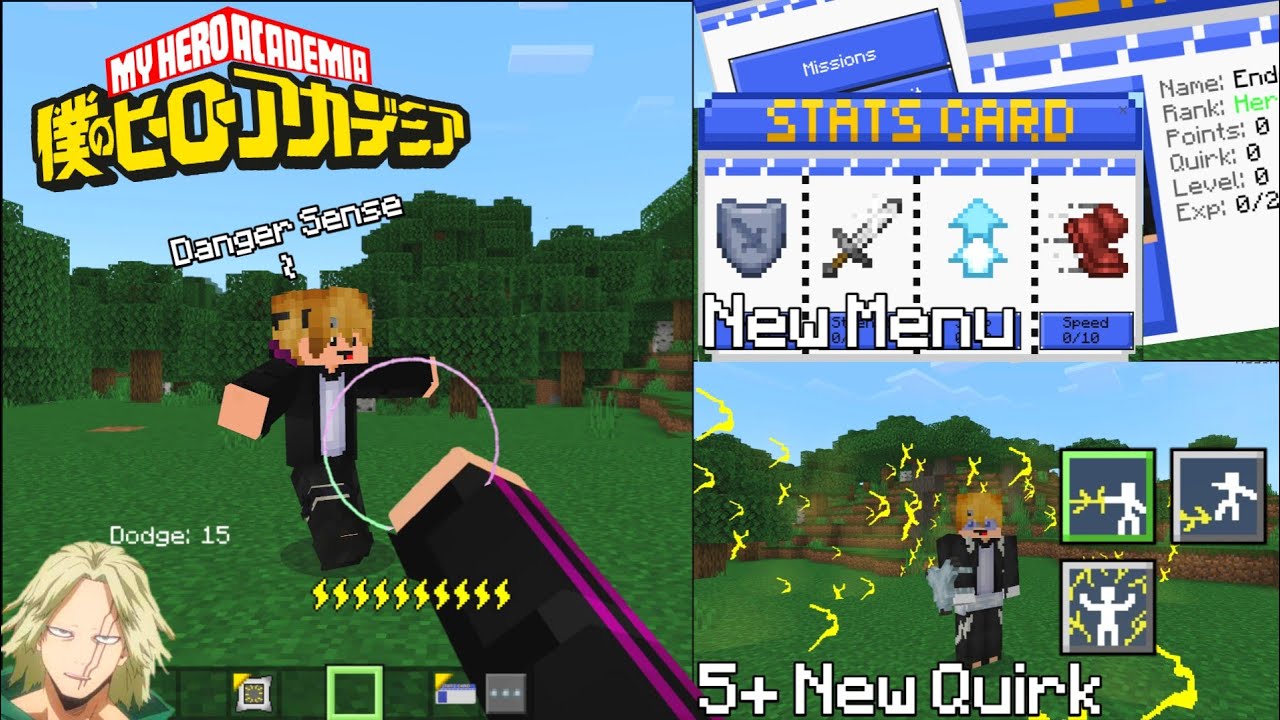 My Hero Academia WG Addon/Mod For Minecraft PE | Version 5 (1.19.83 ...