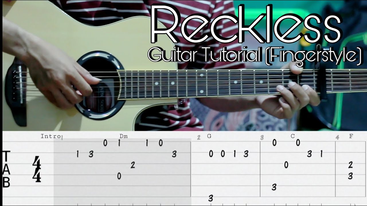 Reckless - Madison Beer | Guitar Fingerstyle Tutorial | TAB + CHORD ...