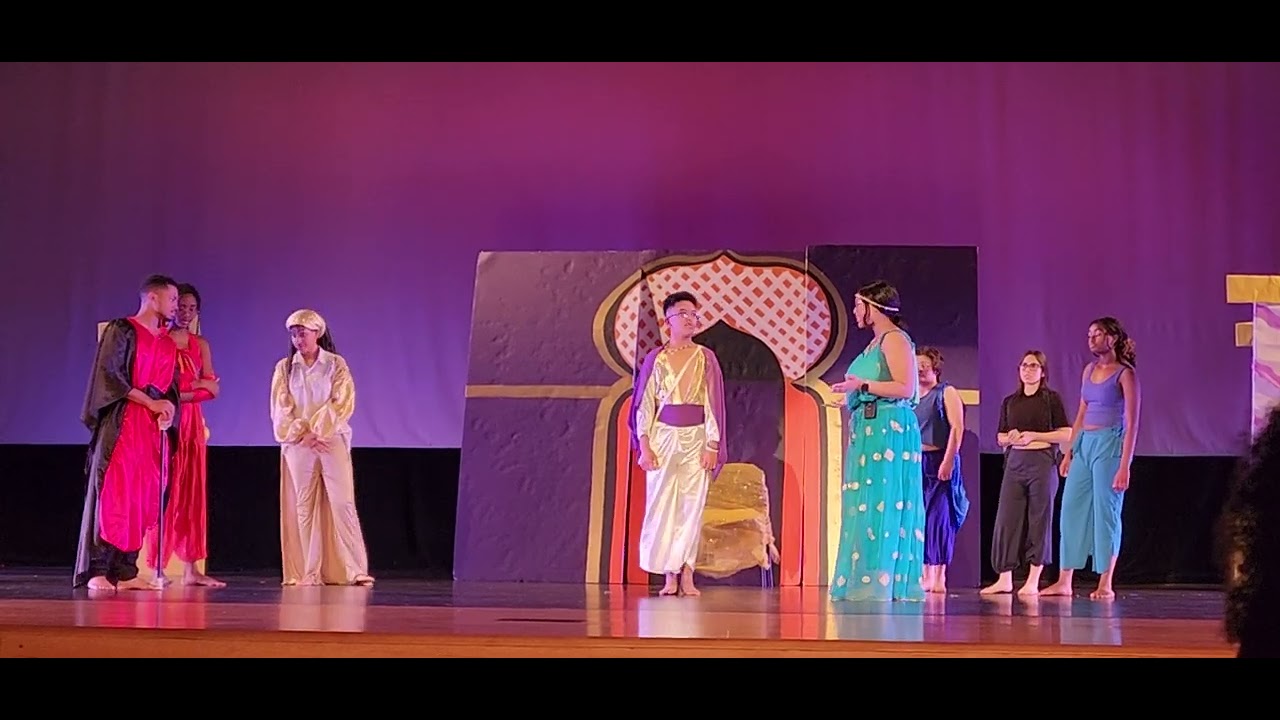 Eden as the Sultan in Aladdin OHHS - YouTube