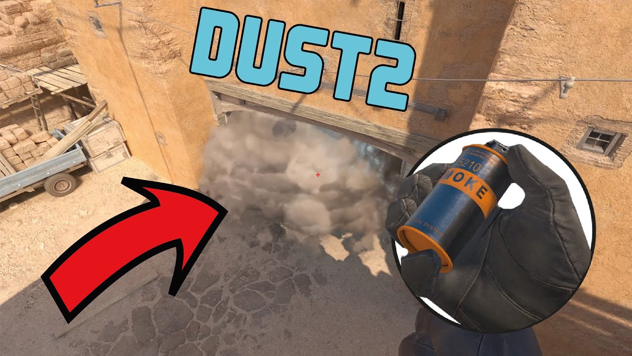 Dust2 полезный смок на КТ респ / Useful smoke for CT spawn / CS2 - YouTube