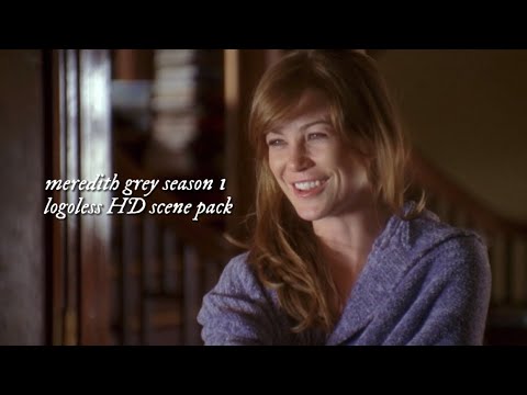 meredith grey season 1 scene pack (part 1) (1080p) - YouTube