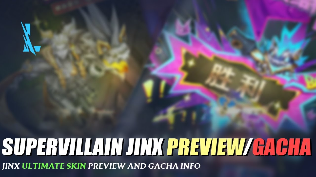 Supervillain Jinx Skin Info Gacha - Wild Rift - YouTube