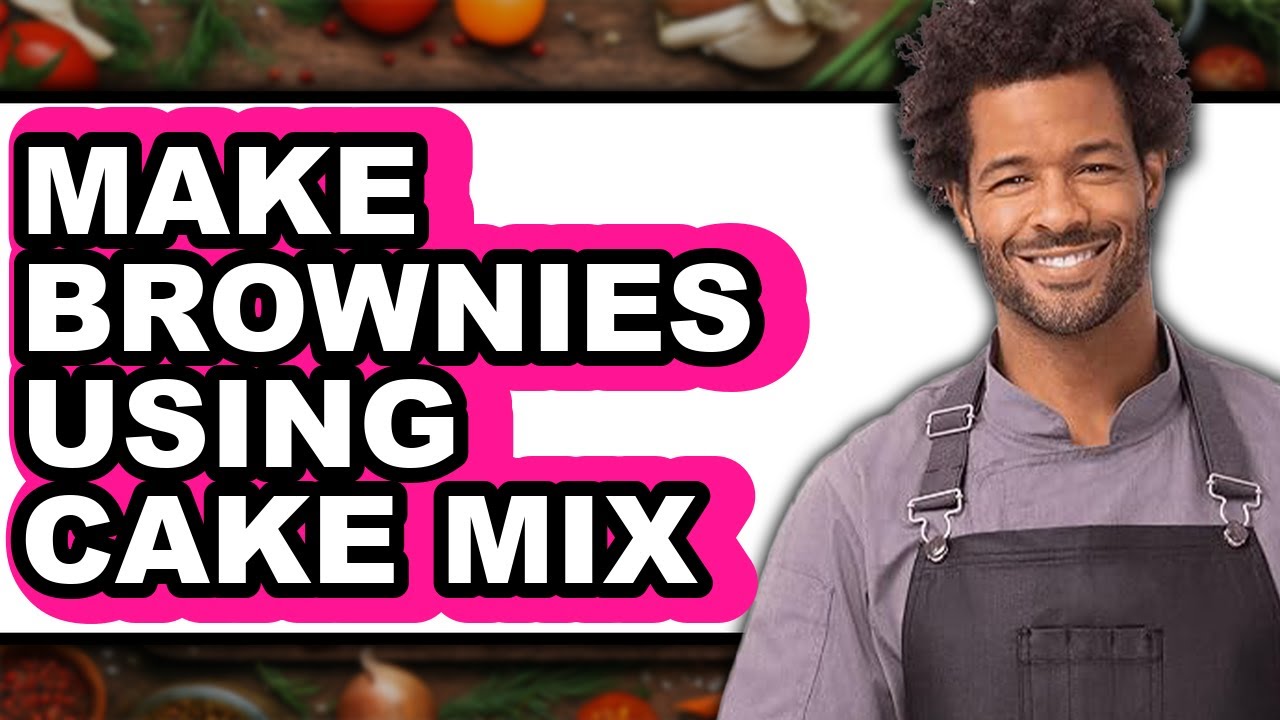 How to Make Brownies Using Cake Mix (easy Method) - YouTube