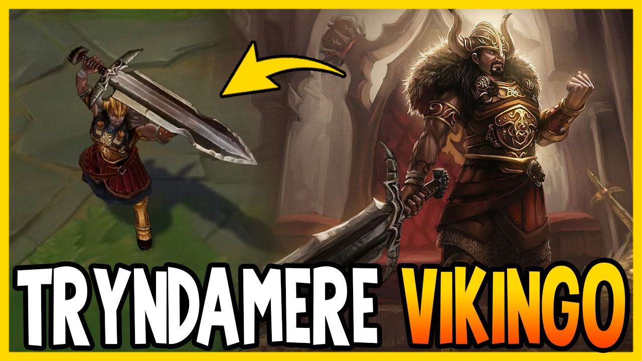 SKIN de TRYNDAMERE VIKINGO | League of Legends - YouTube