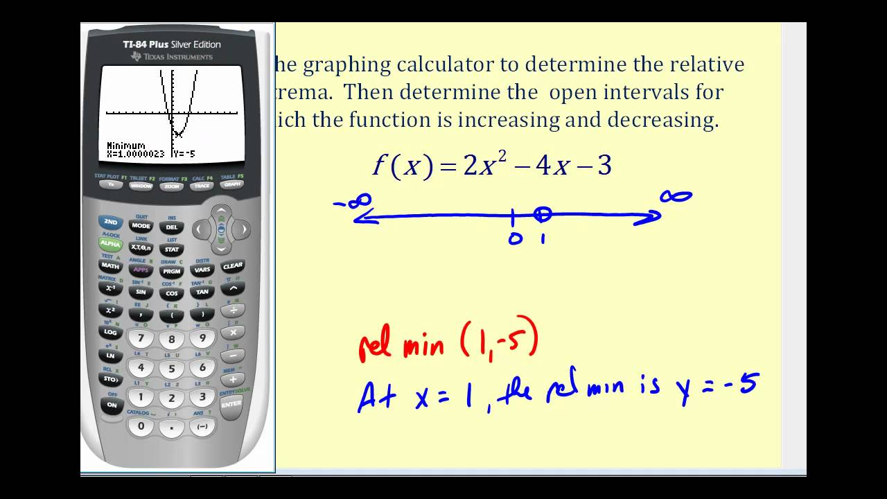 Determine Where A Function Is Increasing And Decreasing YouTube