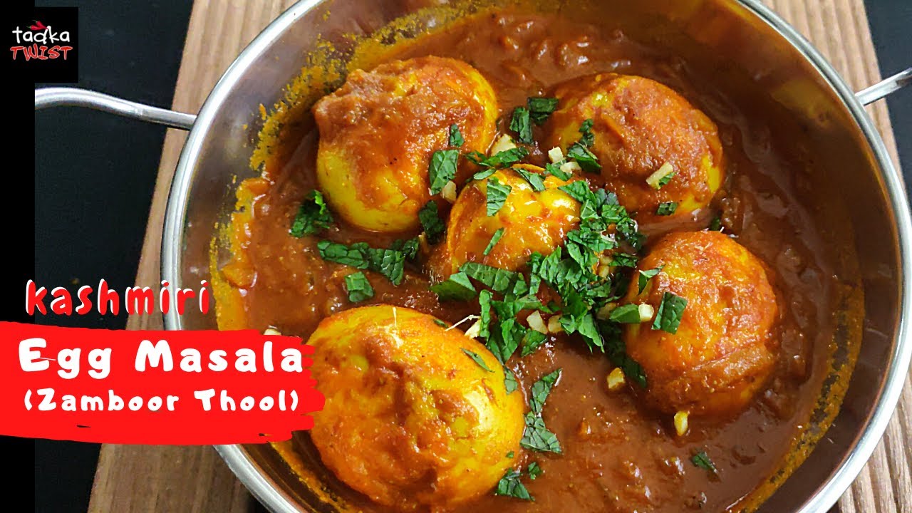 Kashmiri Egg Masala Curry | Anda Curry | Zamboor Thool | By KTT - YouTube