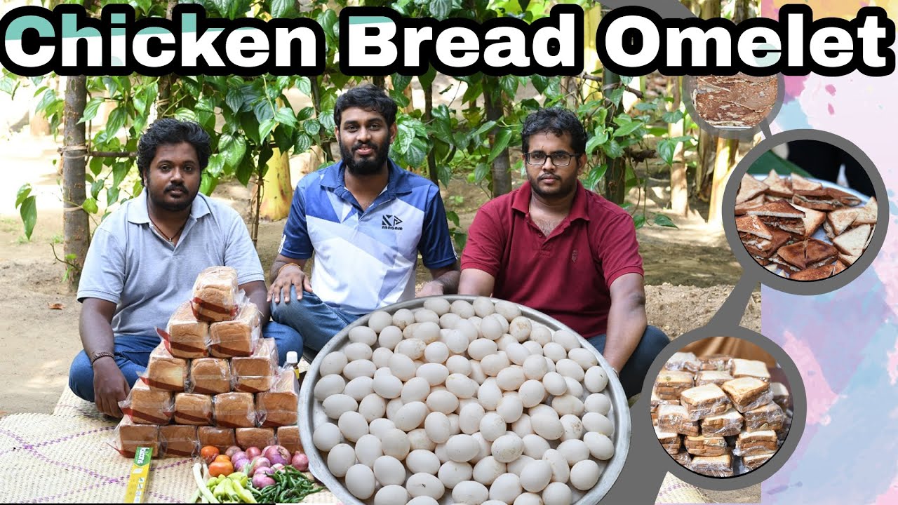 Chicken Bread Omelette - கோழி & ஆம்லெட் பாண் | Sandwich | Omelet ...