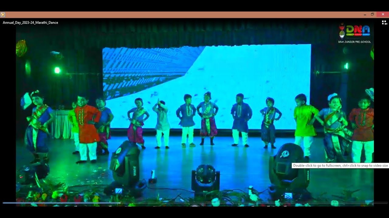 Marathi Dance | Annual Function2023 24 | DNA Junior Pre-School - YouTube
