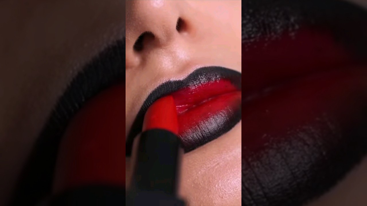 vampire lip #hacks #makeup #shortvideo #viral #trending #ashortaday # ...