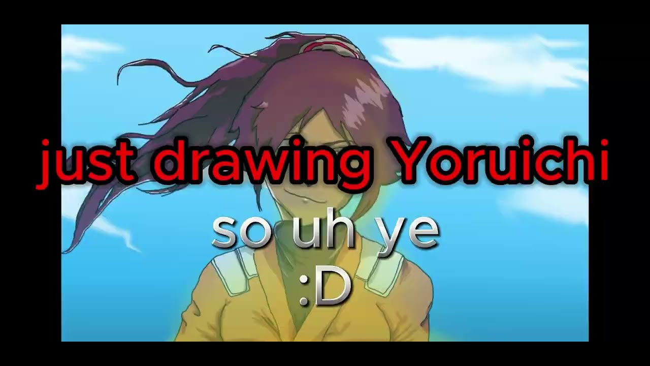 just drawing yoruichi - YouTube