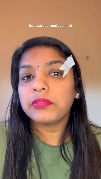 🔥😎 Lets Try This Hack പ്ലാസ്റ്റർ ഒട്ടിച്ച Party Eyemakeup Look Without Brushes Eyemakeup