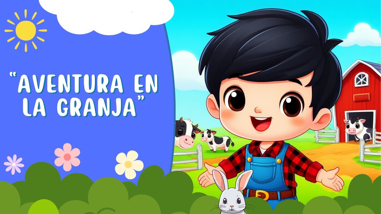 Aventura en la granja. Conociendo a los animales de la granja. Cuento educativo para niños ...