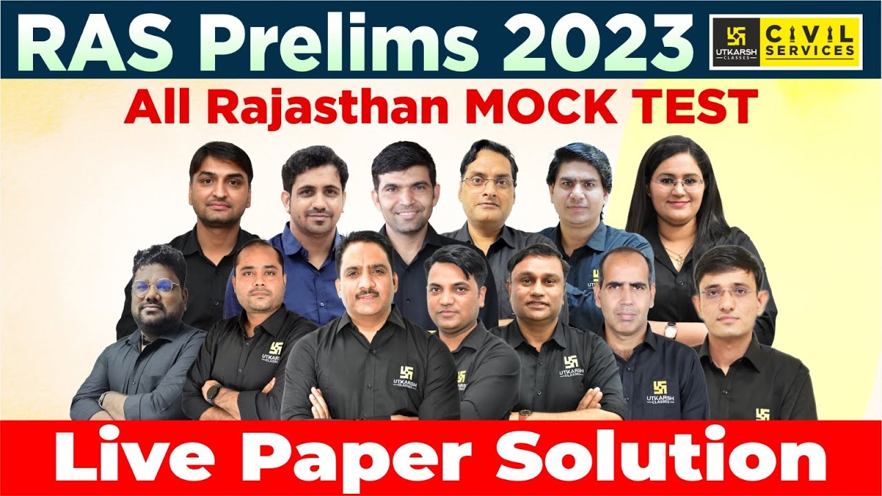 RAS Pre 2023 | All Rajasthan Offline Mock Test | Complete Paper ...