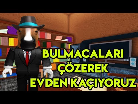 🧩 Bulmacaları Çözerek Evden Kaçıyoruz 🧩 | Escape House 1-2 | Roblox Türkçe