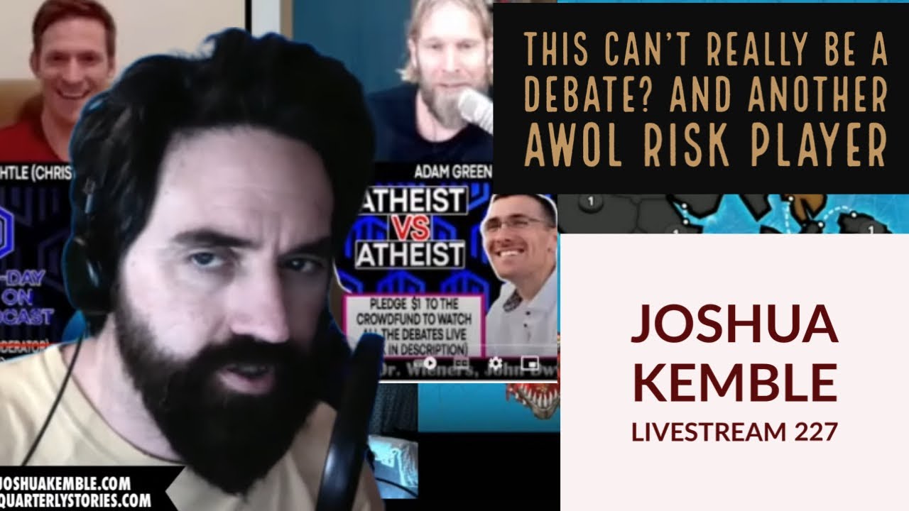 This Can’t Really Be A Debate? And Another AWOL Risk Player - Joshua ...