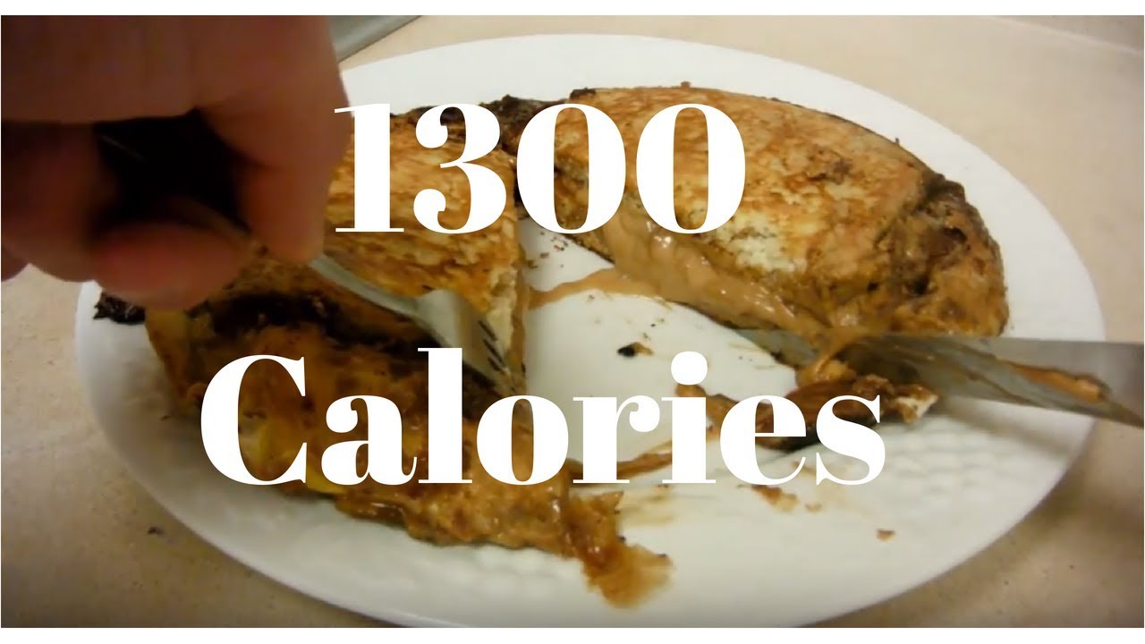 High Calorie French Toast Sandwich with Peanut Butter and Chocolate ...
