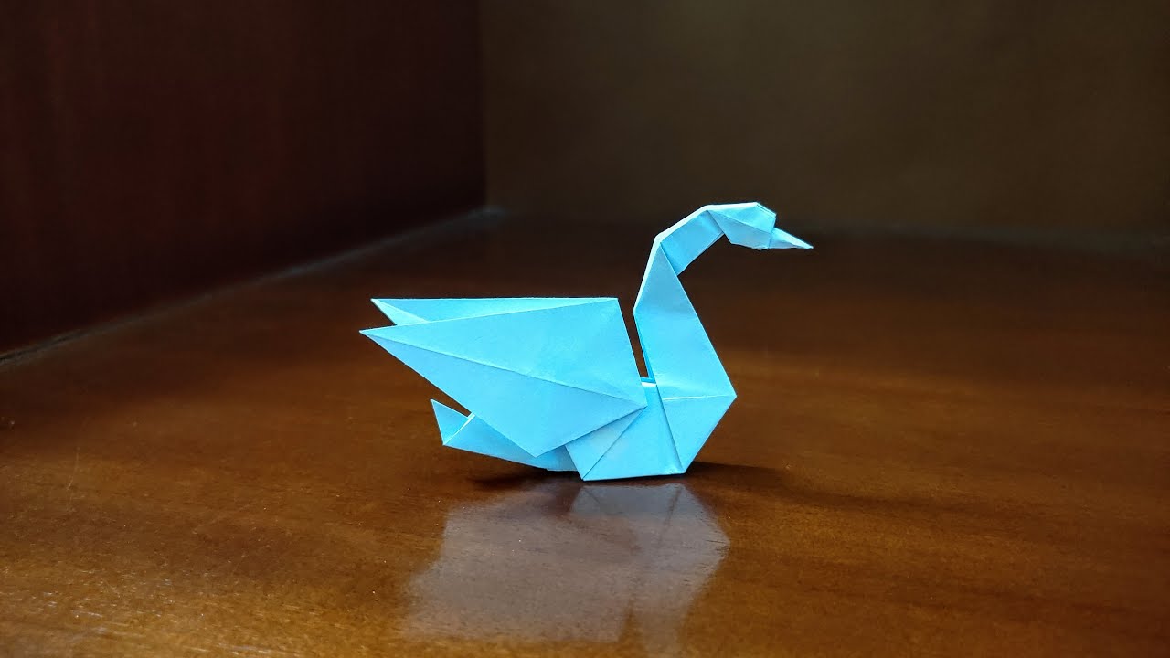 Easy Origami Swan Step By Step - YouTube