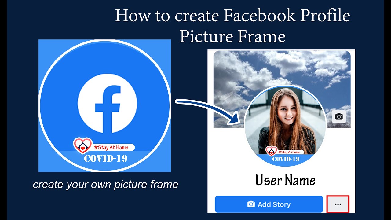 How To Create Your Own Profile Picture Frame For Facebook - YouTube