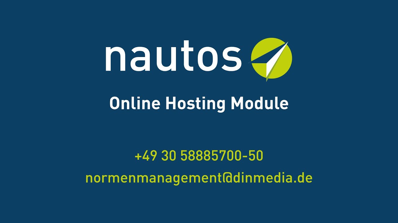Nautos online hosting module: document management as a cloud solution ...