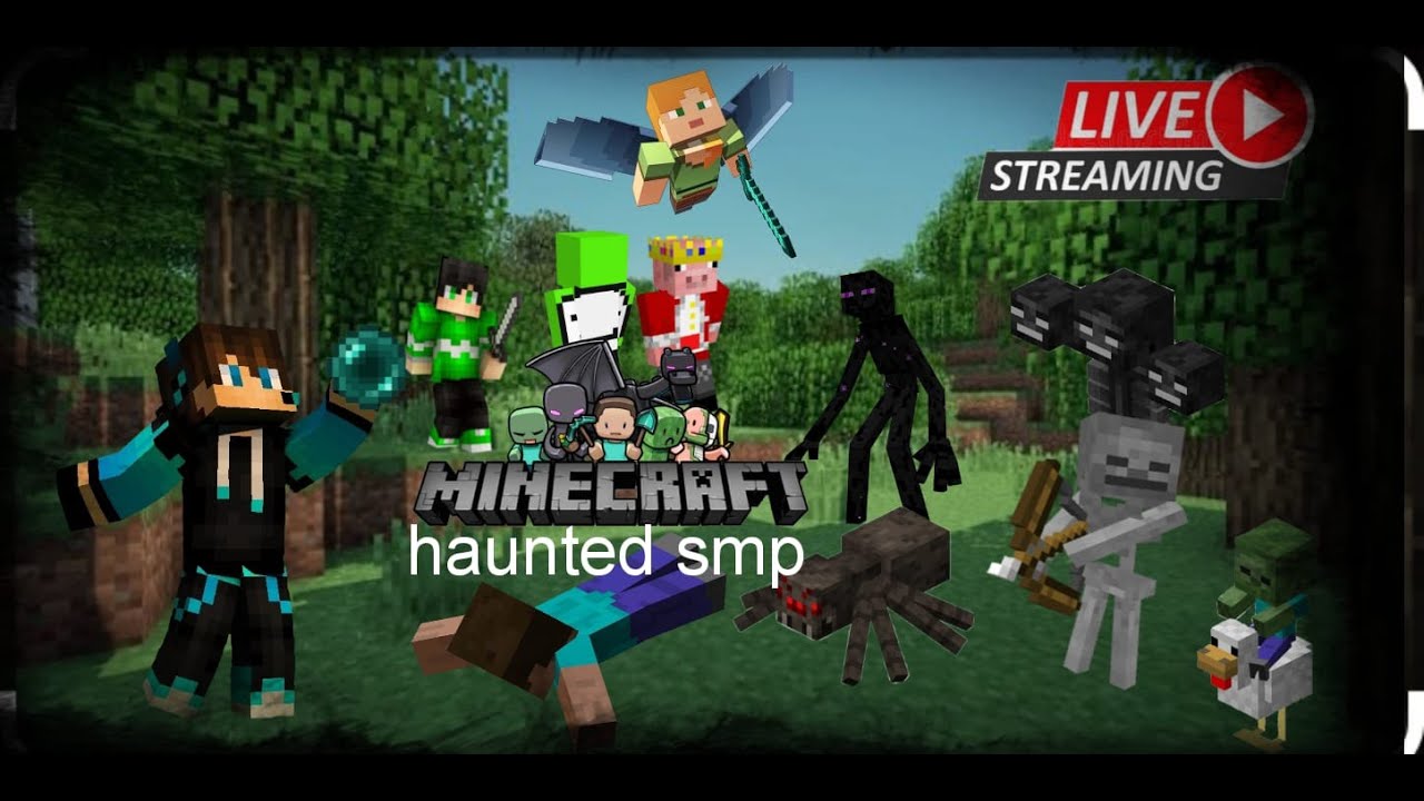 Minecraft haunted smp live my first live in this smp and this channel ...