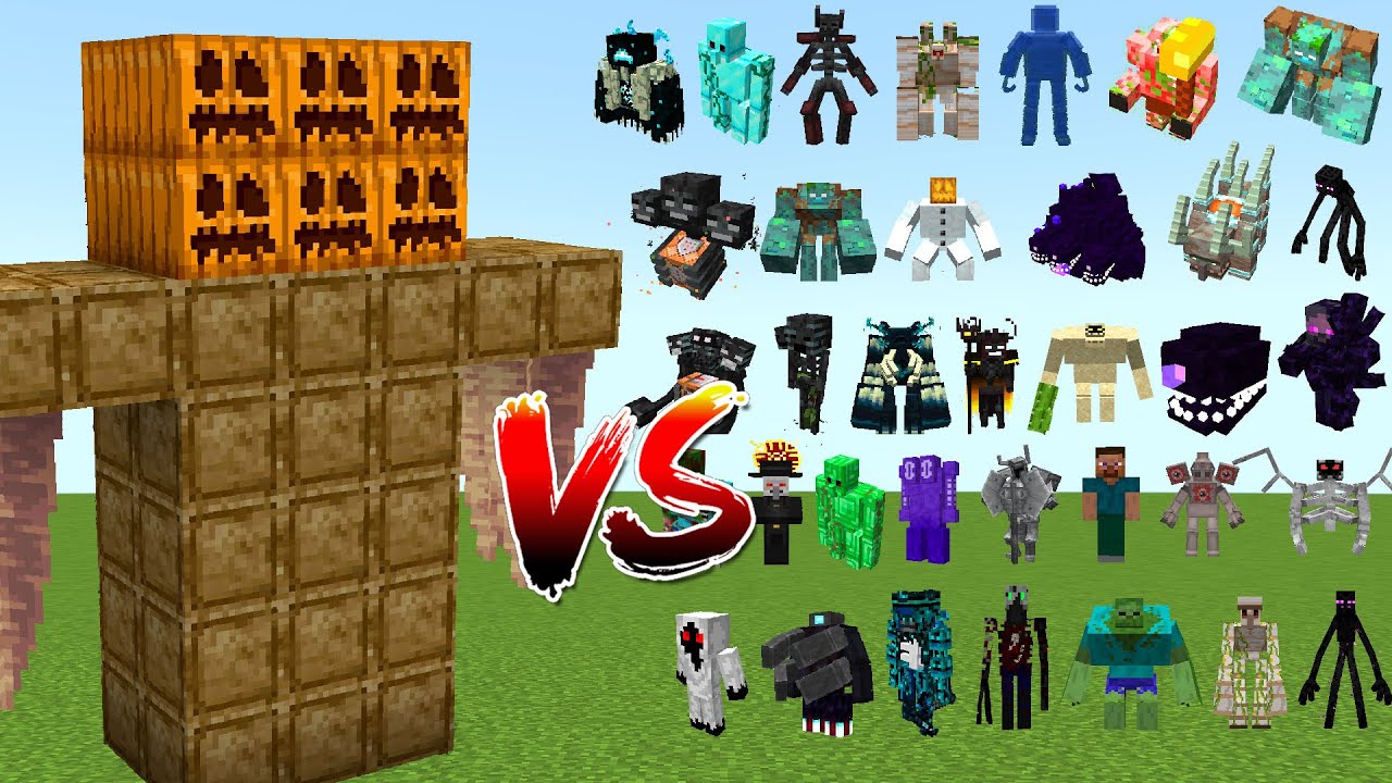 NEW ULTIMATE GOLEM vs ALL GOLEMS IN MINECRAFT - YouTube