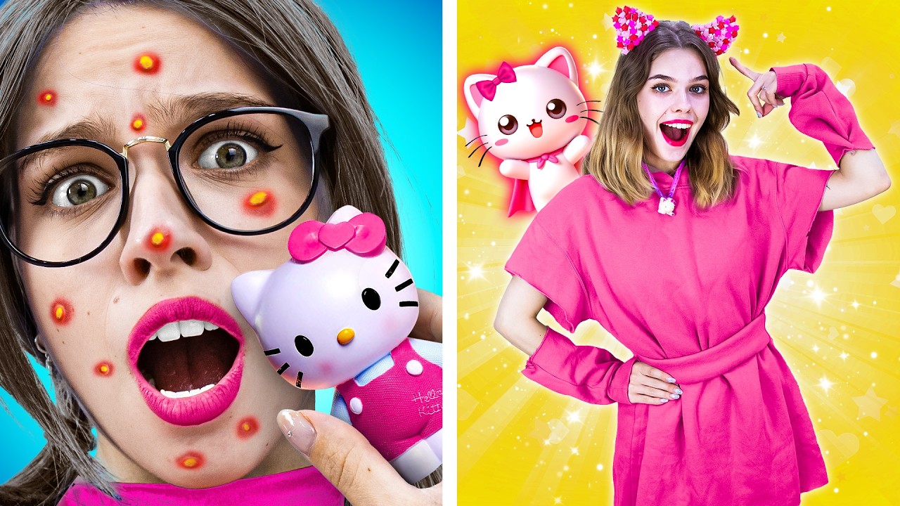 Extreme Hello Kitty Makeover! How to Become Hello Kitty Girl by Crafty ...