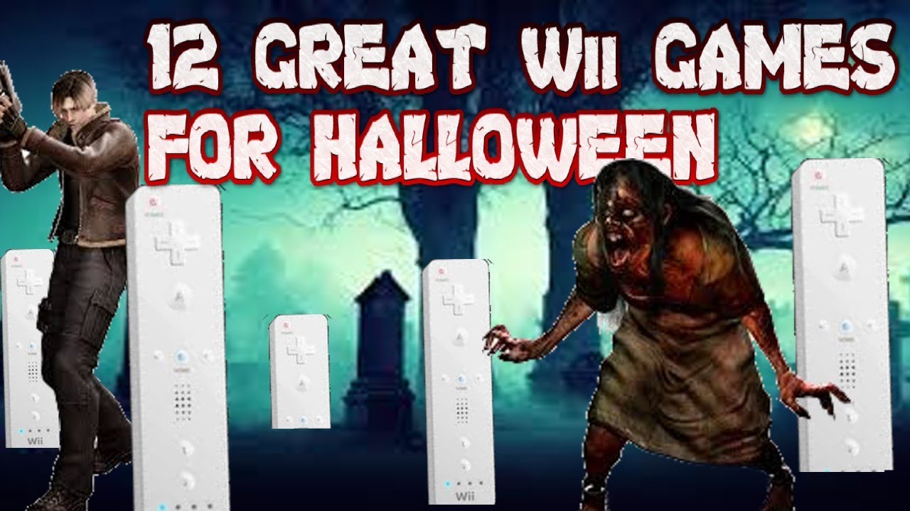 12 GREAT Wii GAMES FOR HALLOWEEN - YouTube