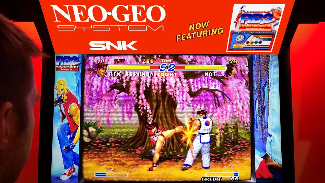 Real Bout Fatal Fury 2 Arcade Cabinet MAME Gameplay w/ Hypermarquee ...