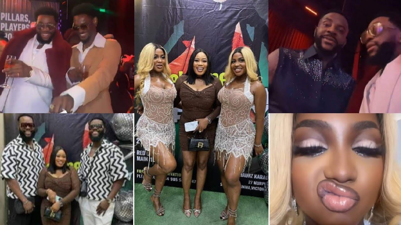 Wanni, Handi, Ozee, Ocee, Onyeka at shaun's party with his family ...