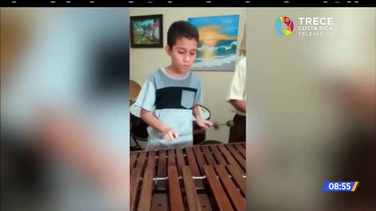 El niño Jafeth Ramírez Rodríguez interpreta la marimba - YouTube