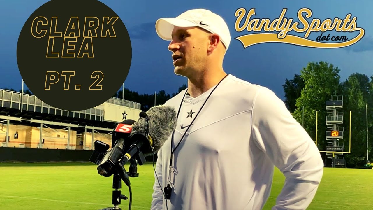 Vanderbilt coach Clark Lea speaks after Monday, Aug. 9 practice - YouTube