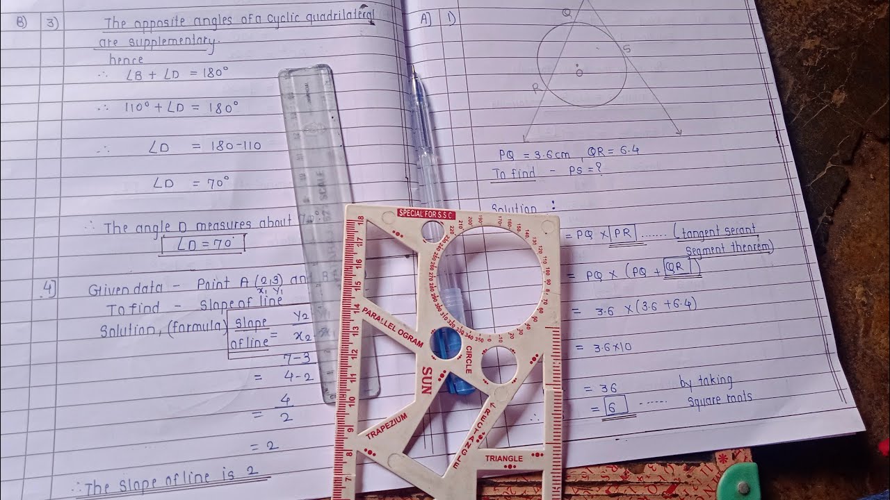 ssc geometry paper presentation| #boardexam2022 |english medium - YouTube