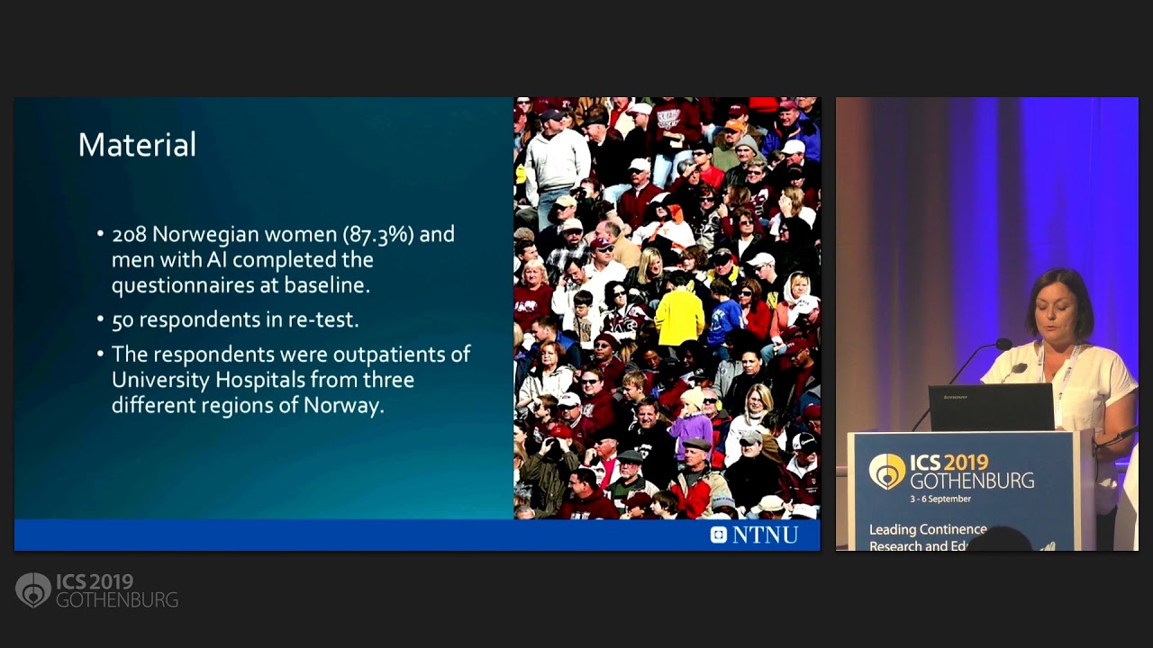 ICS 2019 Abstract #57 Translation and validation of a Norwegian version ...