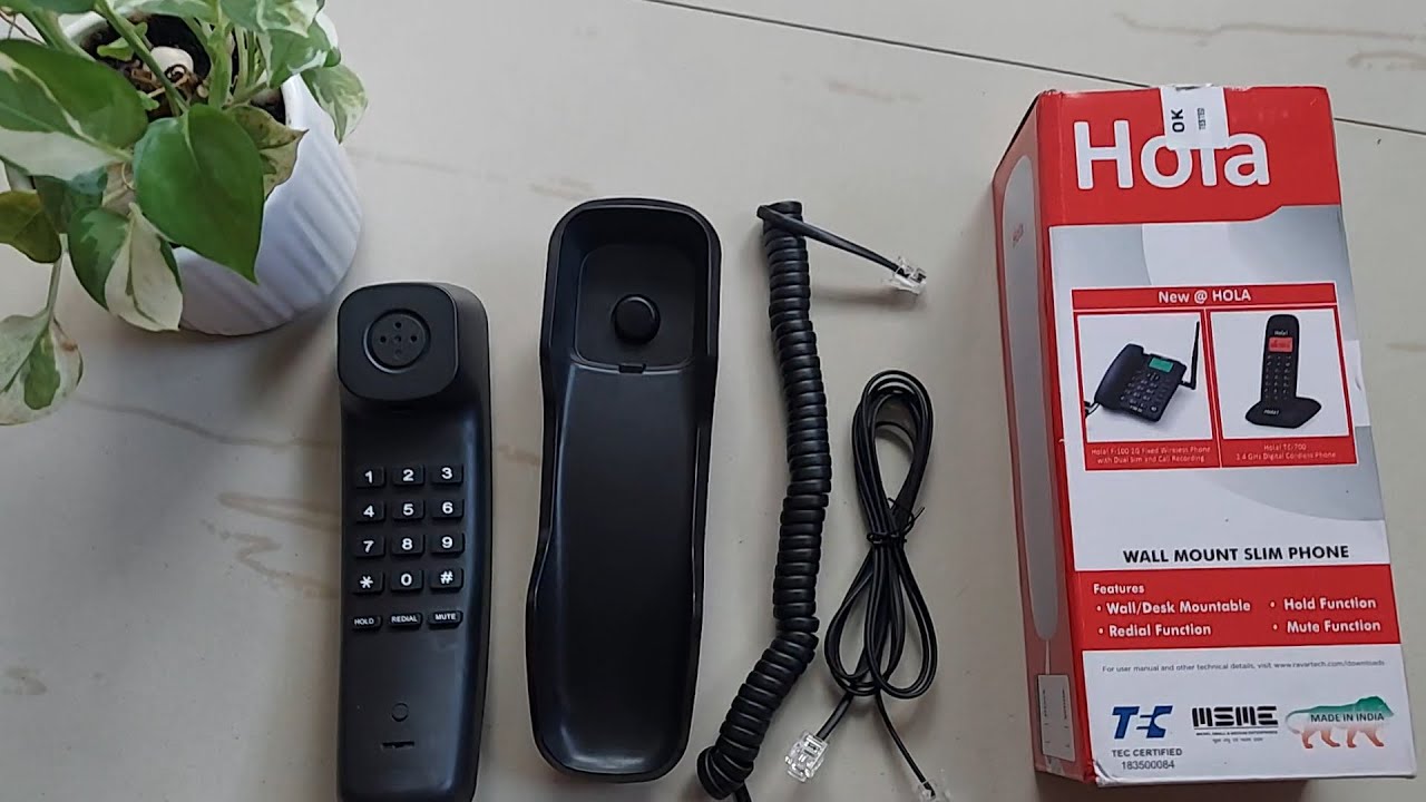 Hola! TF 510 Corded Landline Phone Unboxing & Review | Hola! TF 510 Landline Phone Under Rs 500 ...