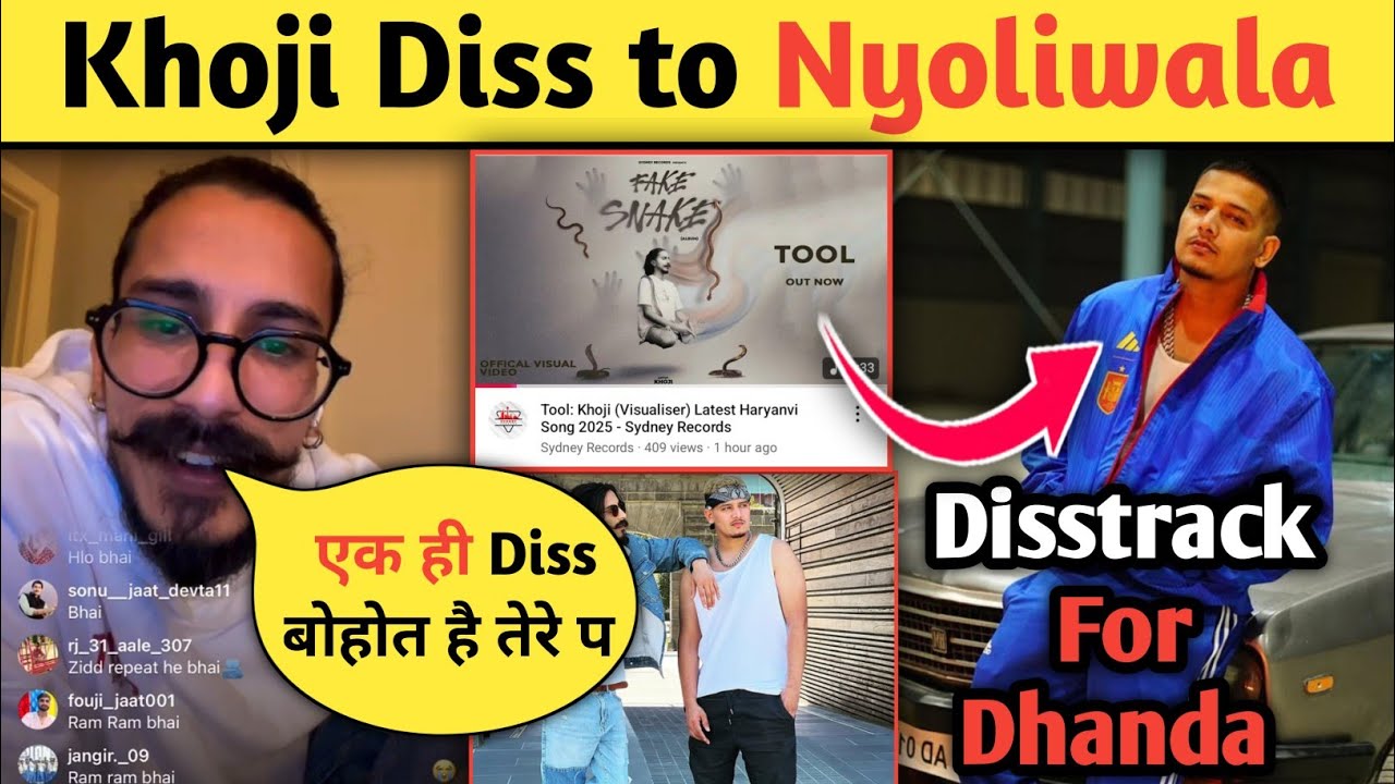 Khoji Roohdaar ने किया Dhanda Nyoliwala को Diss 😱[ FAKE SNAKE ] EP ...