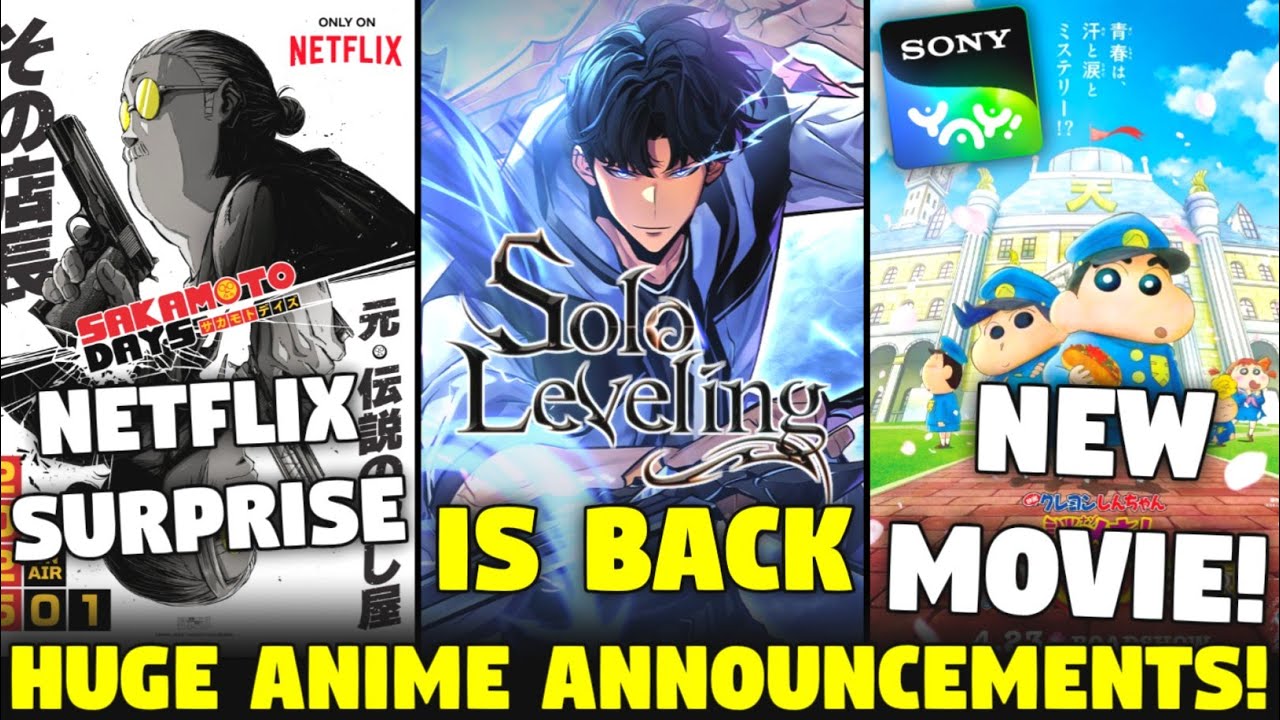 Finally Solo Leveling is Back | Shinchan New Movie on Sony Yay ...