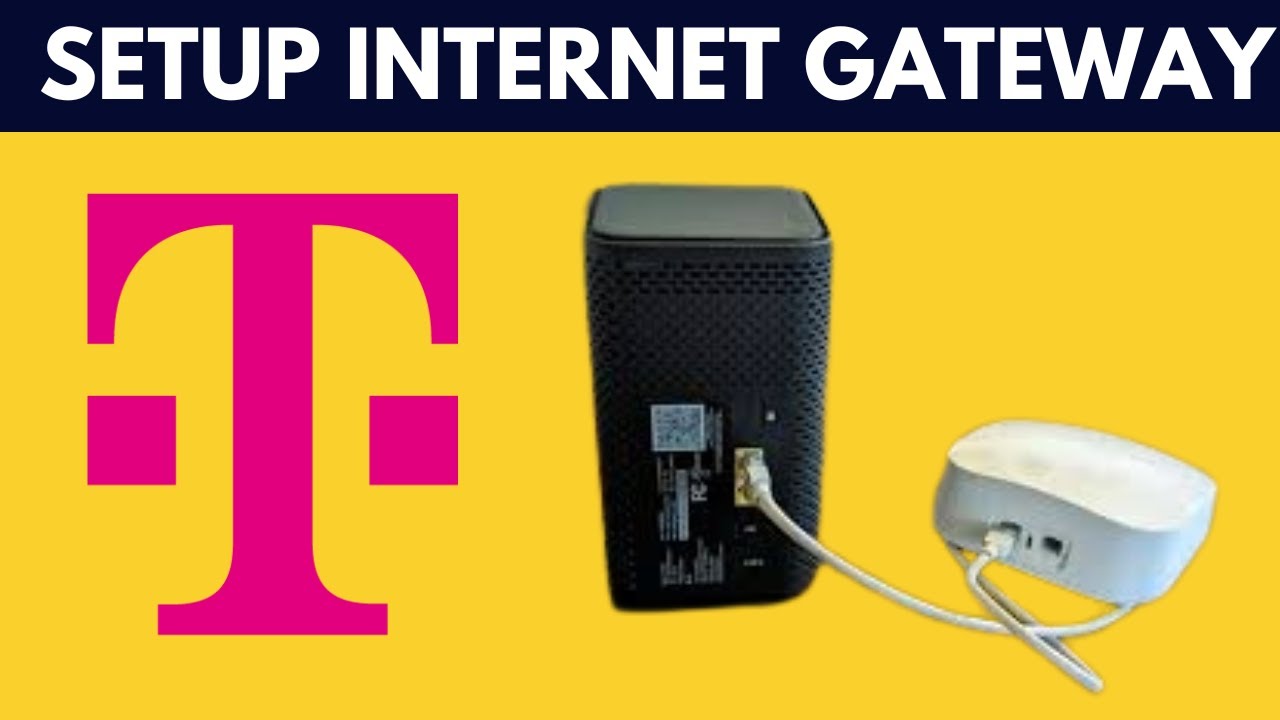 How To Setup T Mobile Internet Gateway - YouTube