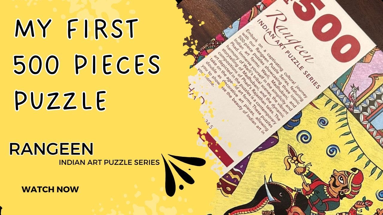 Journey Through Indian Art | 500-Piece Puzzle Challenge - YouTube